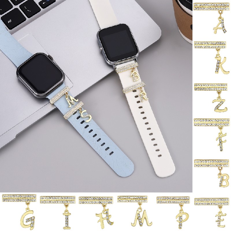 Dây Đồng Hồ Đeo Tay 26 Kiểu Mặt Đá Chữ Cái Tiếng Anh Dành Cho Iwatch 26 ...