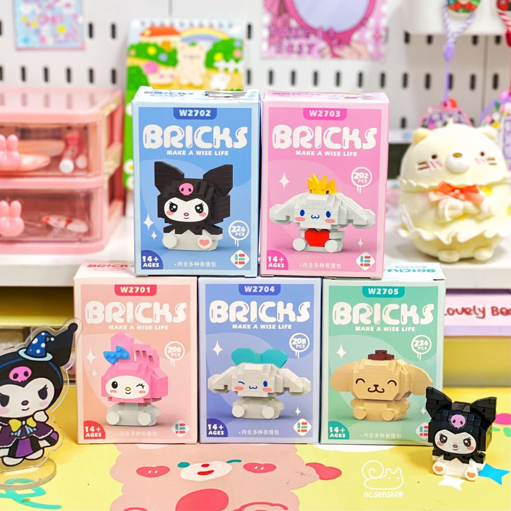 Bộ xếp hình Bricks Sanrio | Shopee Việt Nam