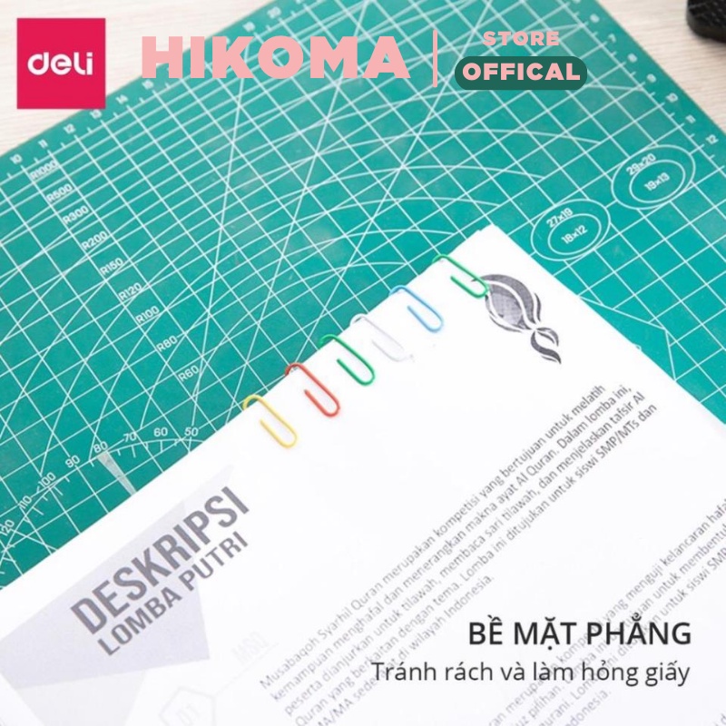 Ghim cài màu tài liệu Deli - ghim cài sticker #3 - 29mm - 100pcs/hộp ...