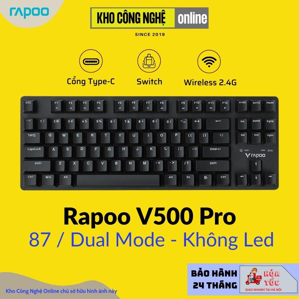 Bàn phím không dây Gaming Rapoo V500PRO-87/ Dualmode (Không LED) | Shopee Việt Nam