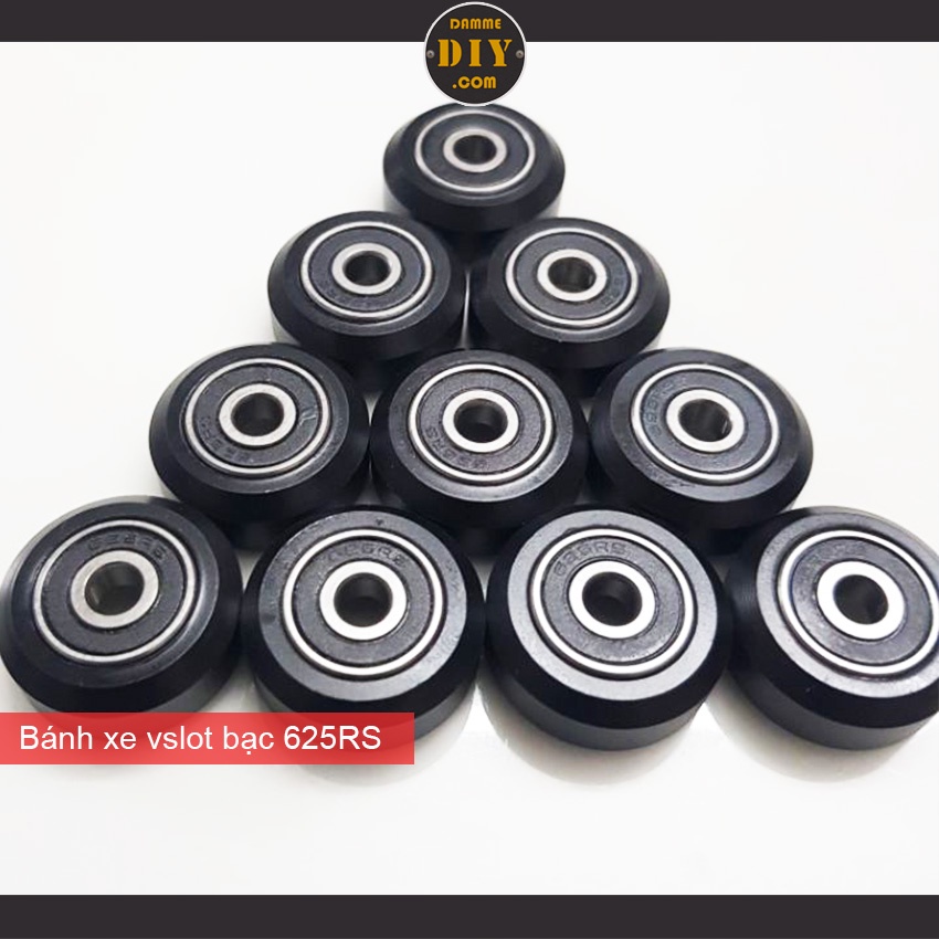 Bánh xe V Slot nhựa POM bạc đạn chịu lực 625RS độ chính xác cao ...