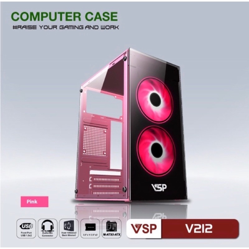 VỎ CASE VSP V212 PINK NEW ( SẲN 2FAN ) | Shopee Việt Nam