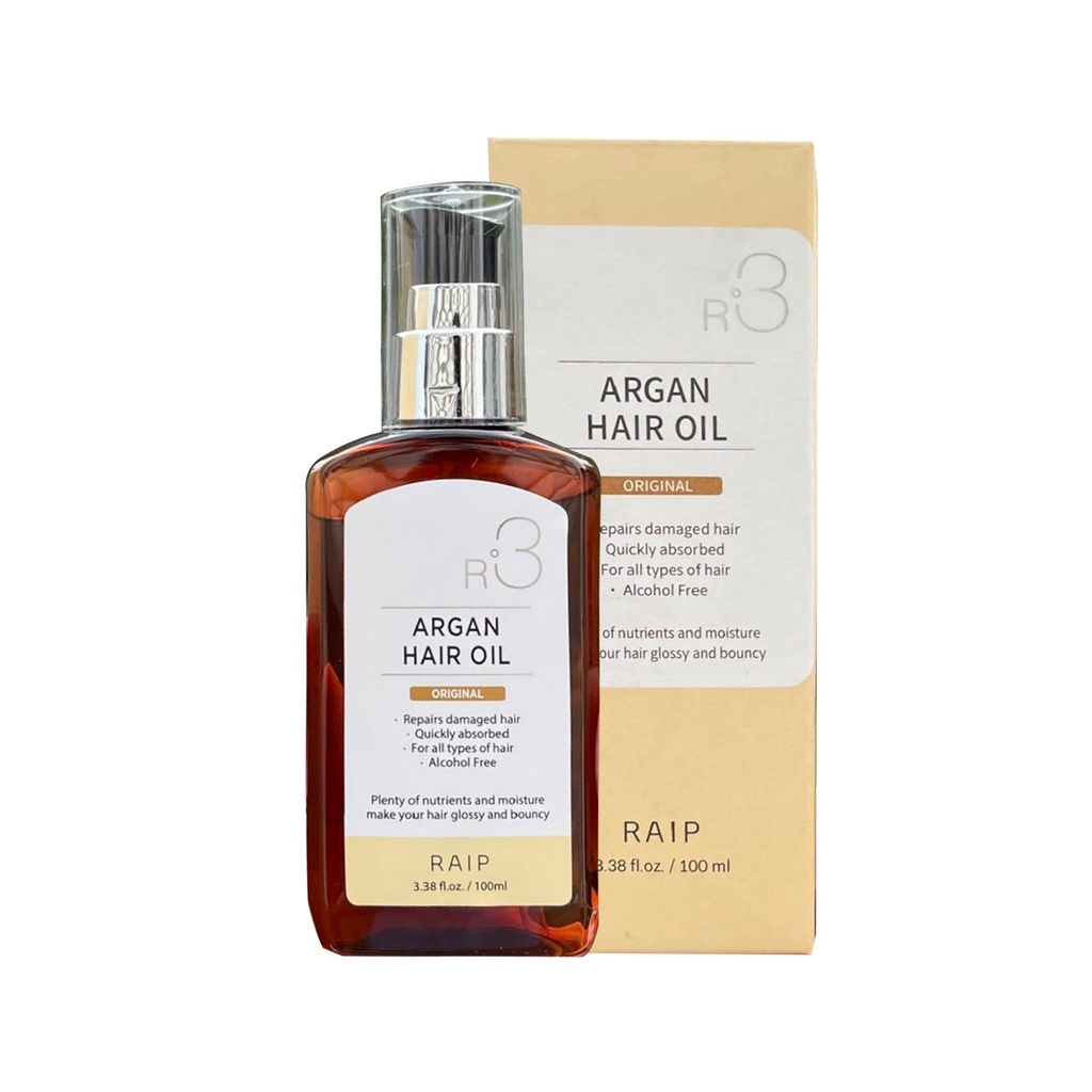 Tinh dầu dưỡng tóc Raip Argan Hair Oil R3 100ml | Shopee Việt Nam