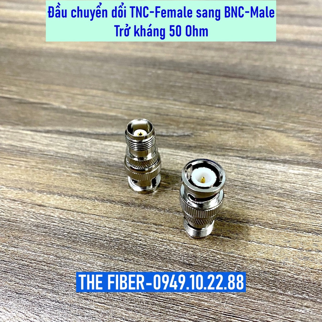 Đầu chuyển đổi RF TNC-Femle (Cái) sang BNC-Male (BNC Đực) - Trở kháng 50 Ohm | Shopee Việt Nam
