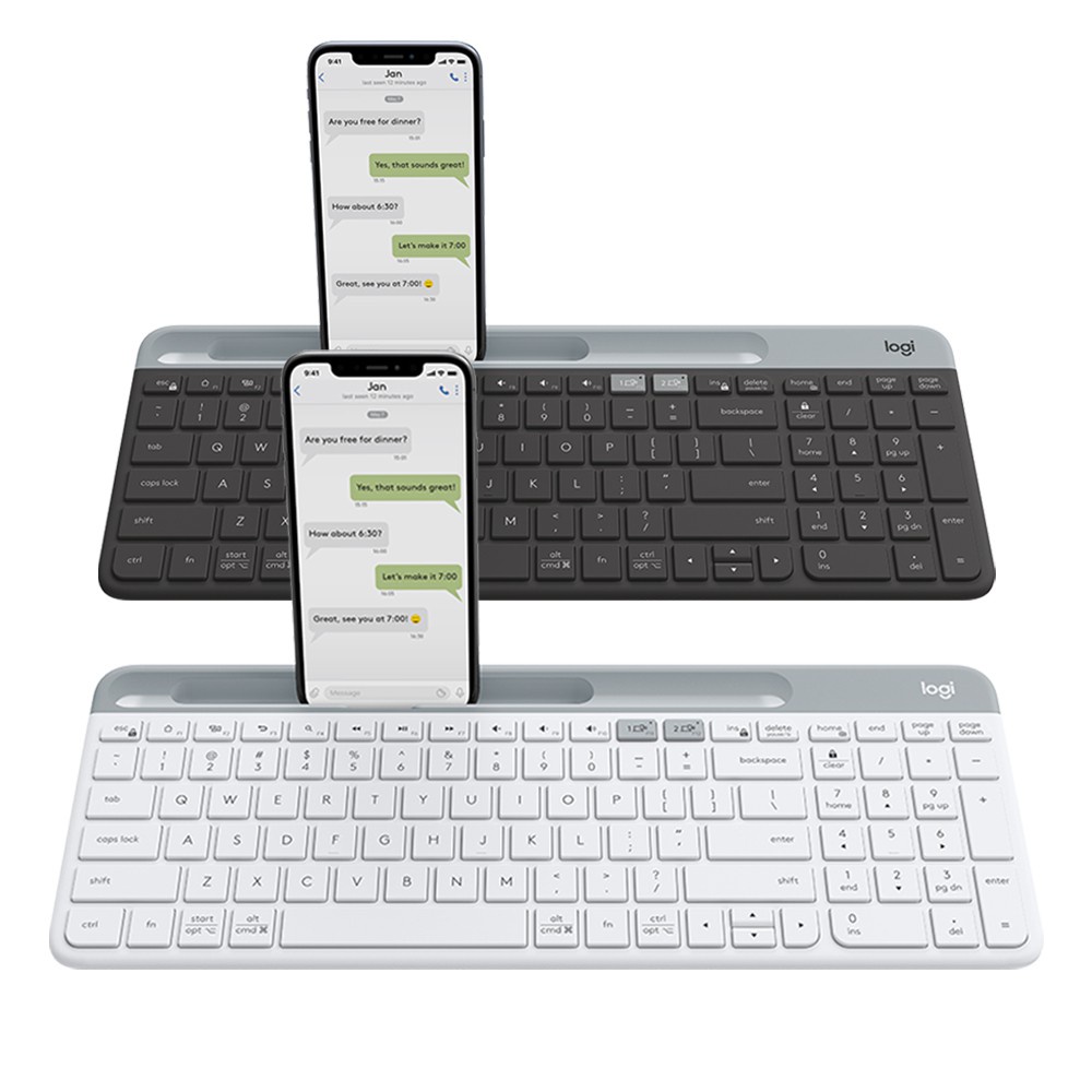Bàn phím Logitech K580 Slim Multi device - Kết nối đa thiết bị, bluetooth, USB Unifying - Chính ...