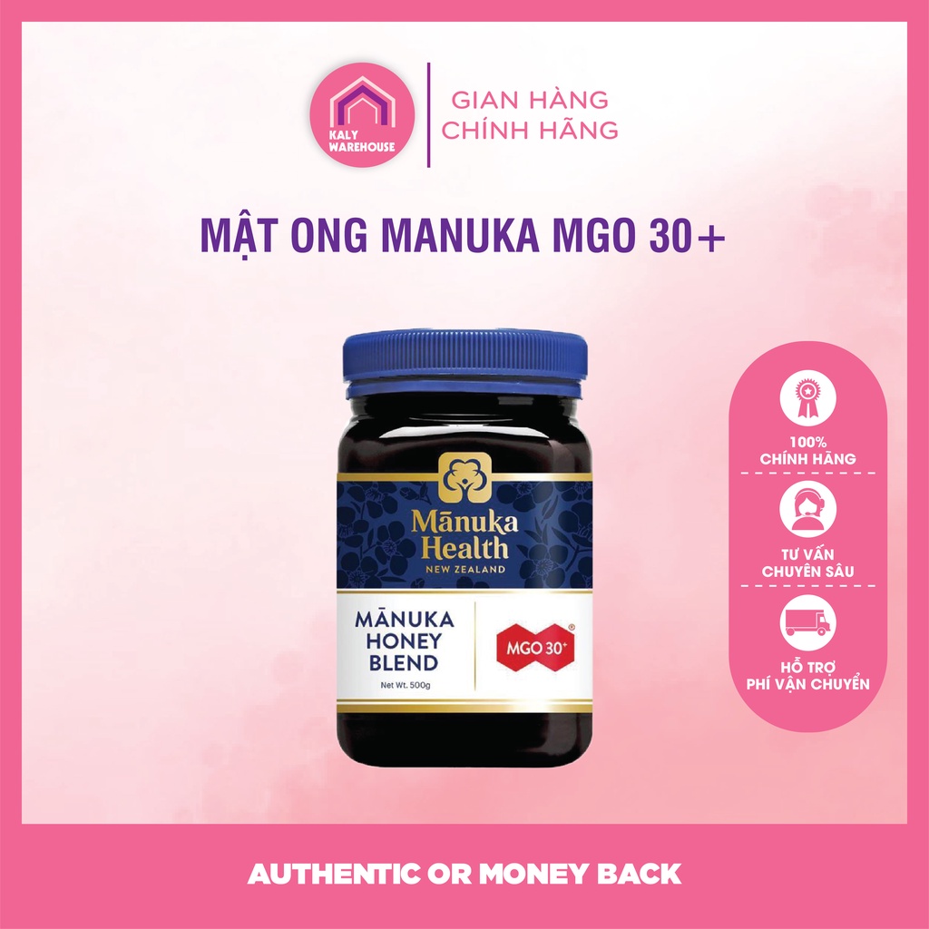 Mật ong Manuka - Honey Manuka Health MGO 30+ New Zealand Hộp 500g | Shopee Việt Nam