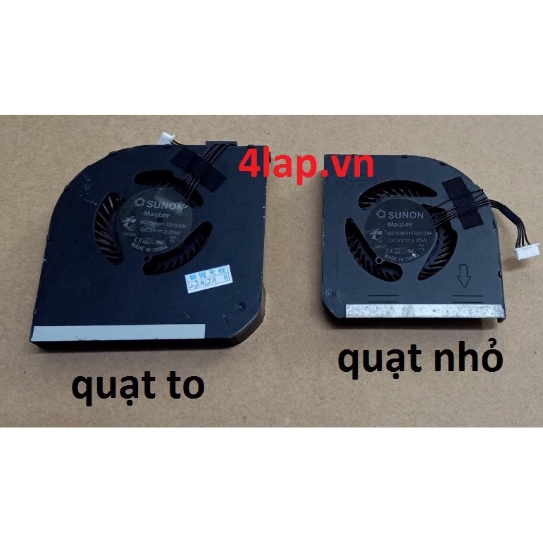 Thay Quạt tản nhiệt CPU GPU laptop Lenovo Thinkpad P50 P51 MG75090V1 ...