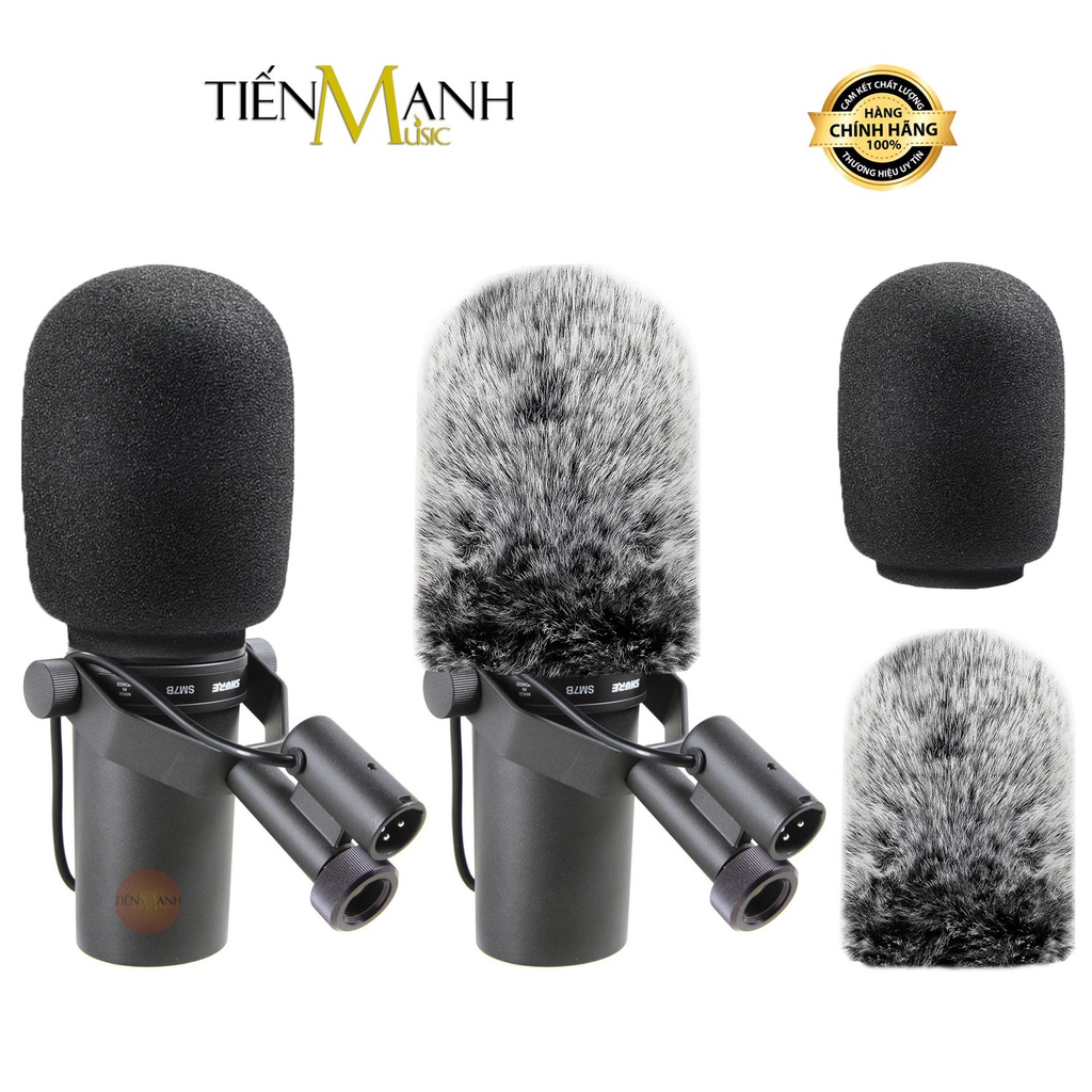 Mút Bọc Đầu Micro Shure SM7B Foam Bông Lông Lọc Âm Mic Cover Windscreen ...