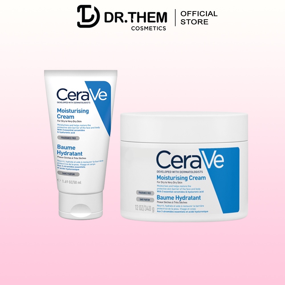 Kem Dưỡng Ẩm Cerave Dành Cho Da Khô Cerave Moisturizing Cream 50ml/340g ...