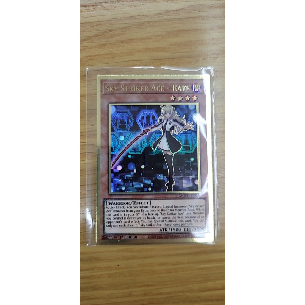 Thẻ bài Yugioh - TCG - Sky Striker Ace - Raye / MGED-EN017 (UK) | Shopee Việt Nam