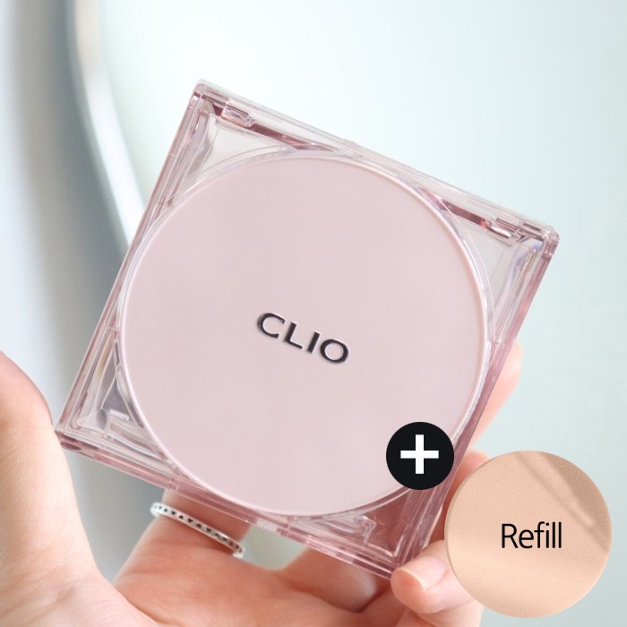 CLIO Kill Cover Mesh Glow Cushion 15g + 15g Refill korean k beauty ...