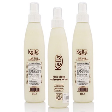 Xịt dưỡng làm mềm tóc Kella Hair Deep Moisture Lotion 250ml | Shopee ...