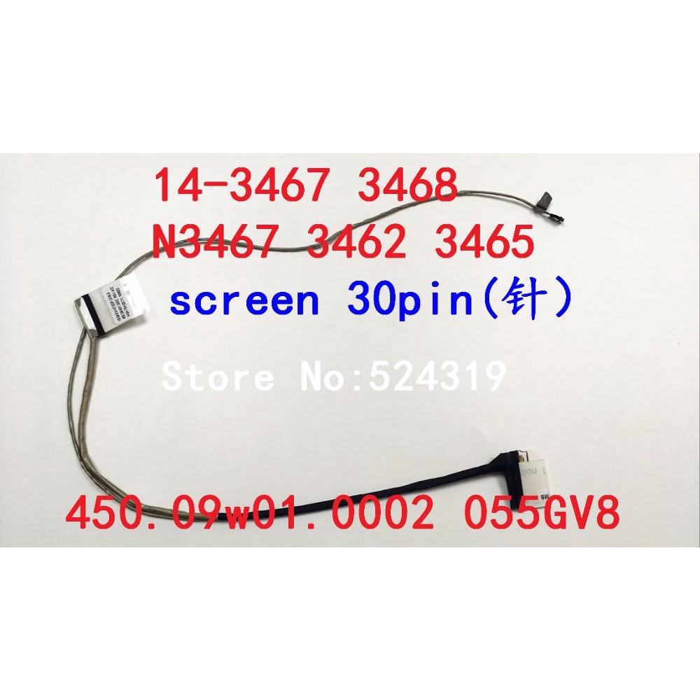 Dây Cáp Màn Hình LCD Laptop DELL 14-3467 3468 N3467 3462 3465 450.09w01 ...