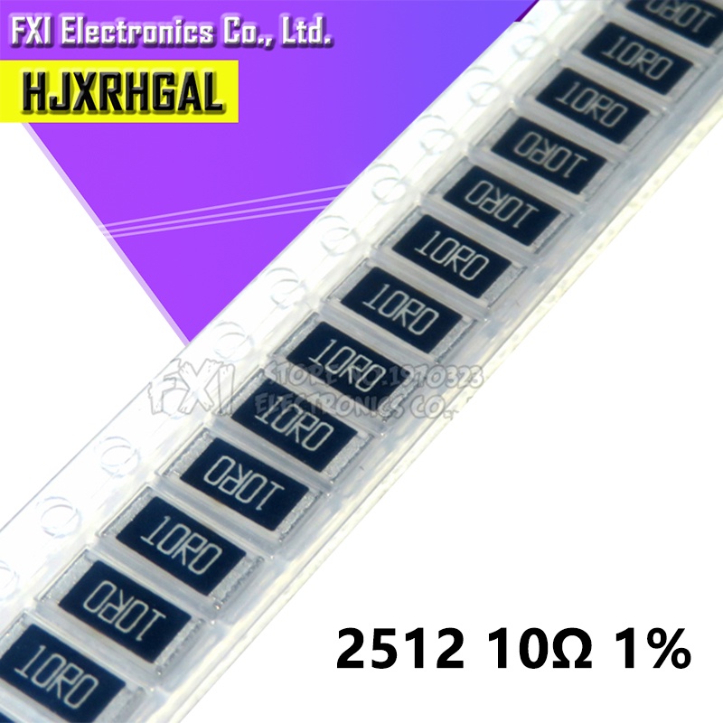 Set 50 Điện Trở 2512 SMD 10 ohm 1% 1W 10R 100 Chuyên Dụng | Shopee Việt Nam