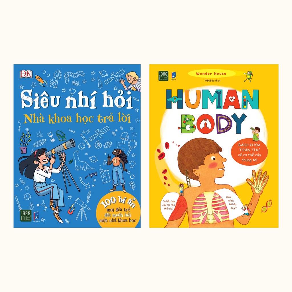 Sách: Combo Siêu Nhí Hỏi Nhà Khoa Học Trả Lời + Human Body | Shopee ...