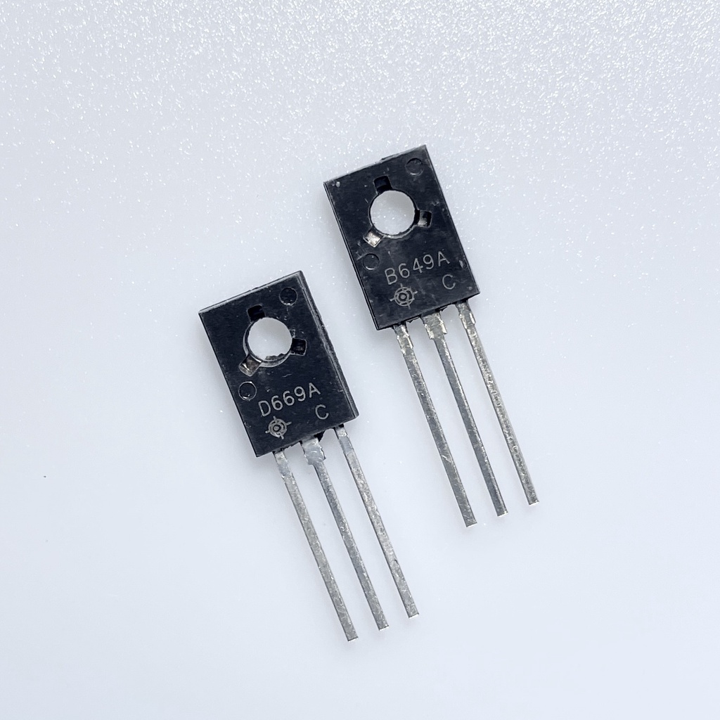 B649 D669 cặp sò transistor đệm âm thanh TO-126 1.5A 160V ( túi 5 cặp ...