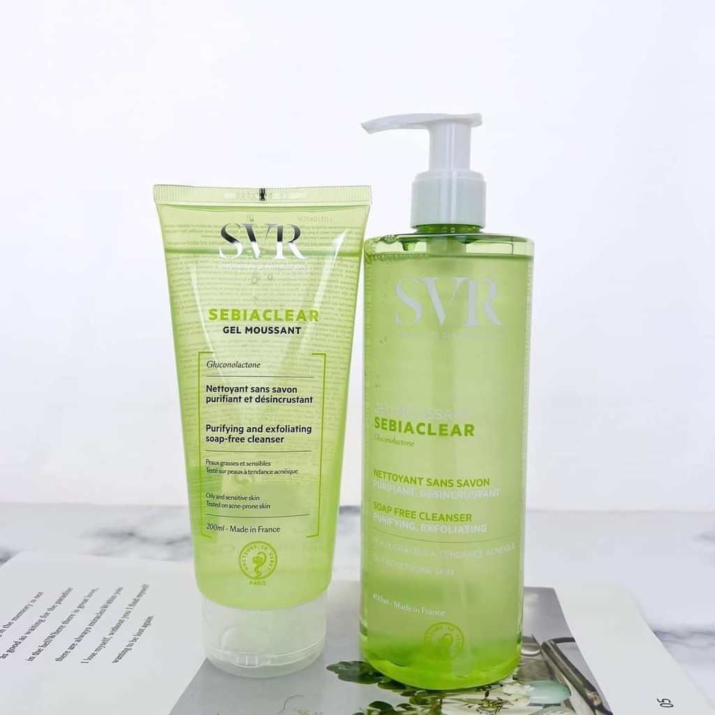 Sữa Rửa Mặt SVR Cho Da Dầu Mụn - SVR Sebiaclear Gel Moussant 55ml-200ml ...