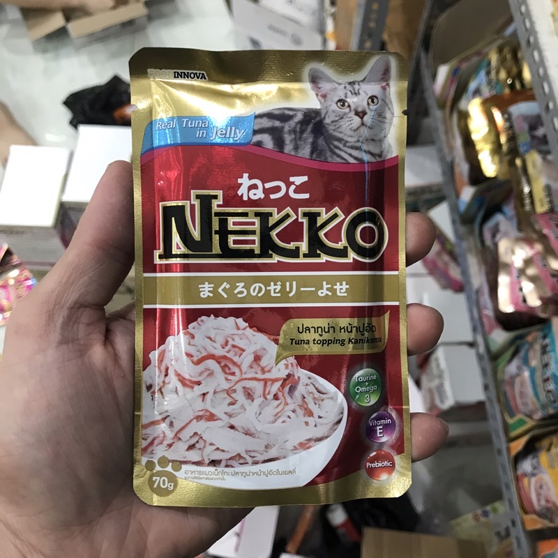 Pate Nekko Gói 70g - Pate Cho Mèo Từ Cá Ngừ Thật | Shopee Việt Nam