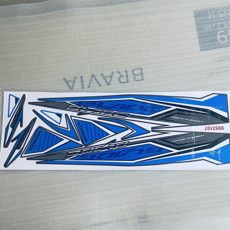 Tem zin xe wave rsx 110 fi, wave blade s100 s110 trắng đỏ đen xanh chế ...