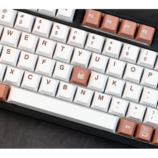 Bộ Keycap Cherry Tiramisu Cherry profile PBT dyesub In Hình Dễ Thương - EA Gear | Shopee Việt Nam
