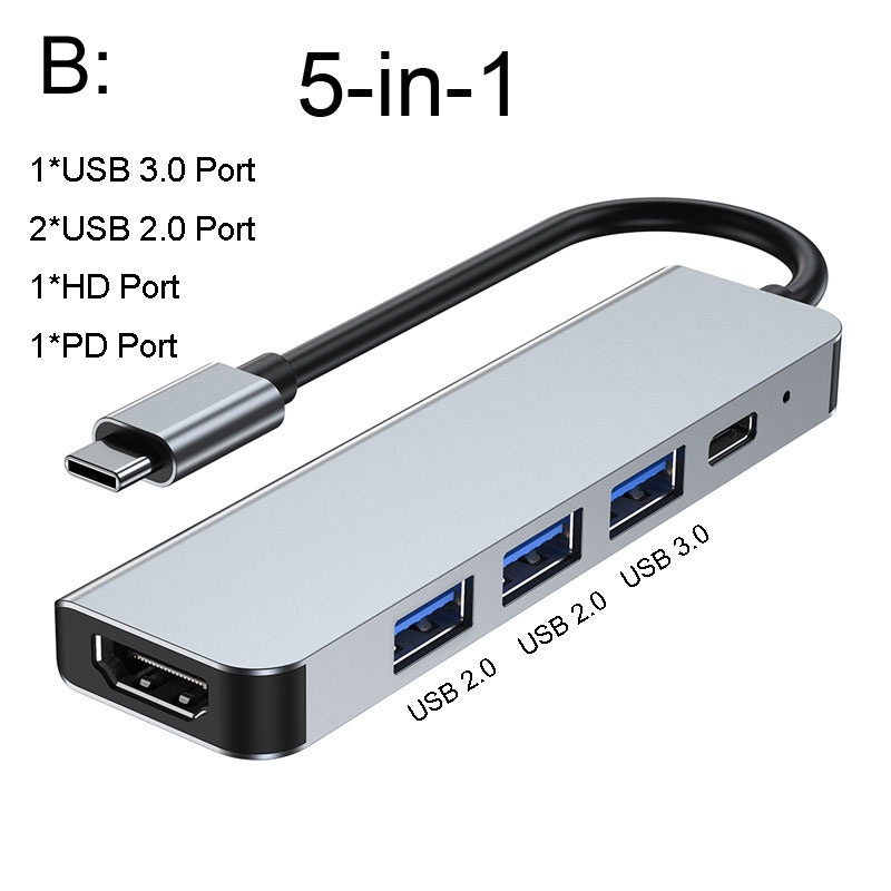 Hub Type C USB 3.0 4K HDMI PD 100W HUB đa cổng có cổng USB HDMI PD cho ...