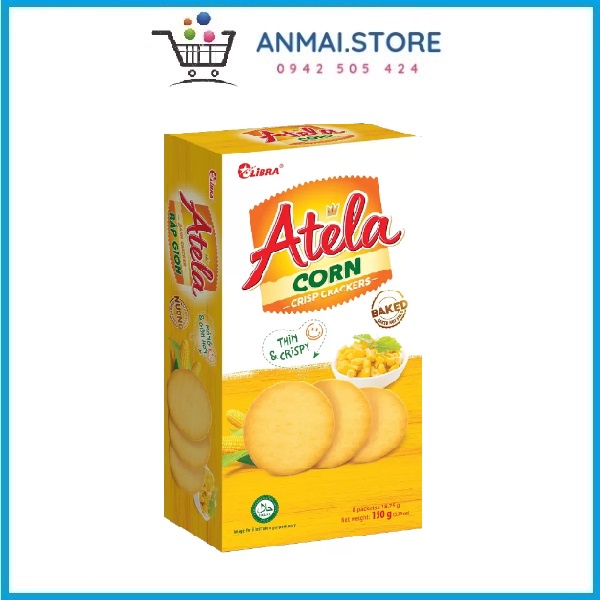 Bánh Atela Cracker Bắp giòn 150g | Shopee Việt Nam