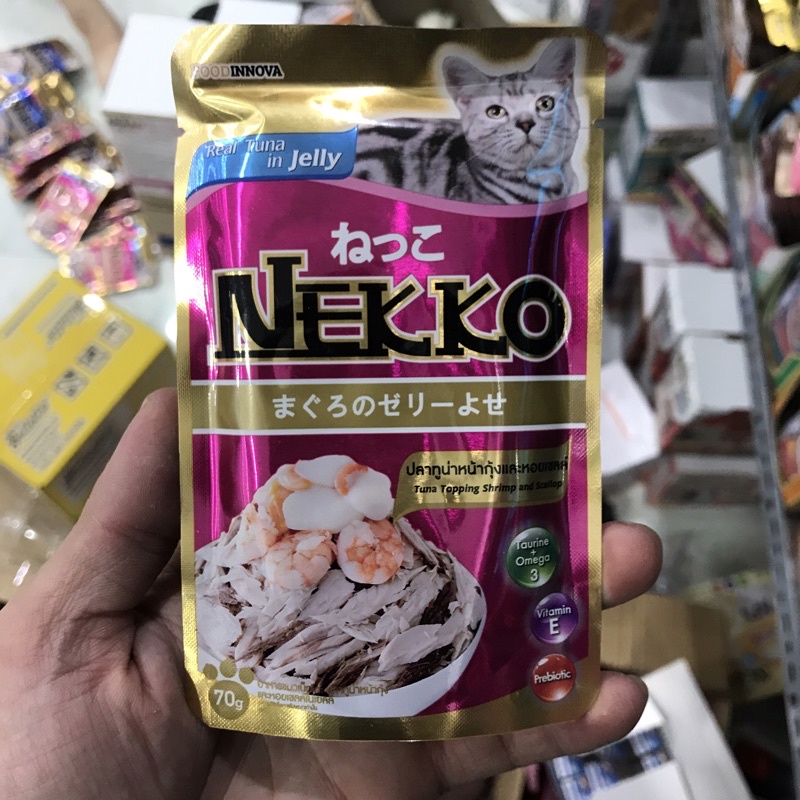 Pate Nekko Gói 70g - Pate Cho Mèo Từ Cá Ngừ Thật | Shopee Việt Nam