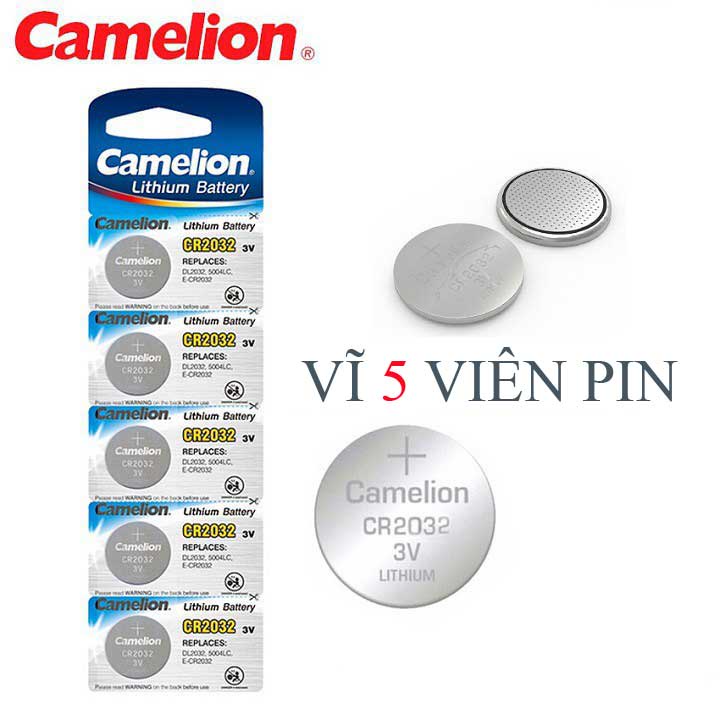 vĩ 5 viên chính hãng Pin Camelion CR2016 – CR2020 - CR2032 Pin lithium 3v | Shopee Việt Nam