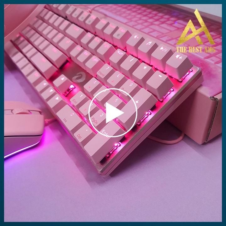 Bàn Phím Máy Tính Gaming Keycap Xuyên Led RGB Có Dây Dareu EK810 Màu ...