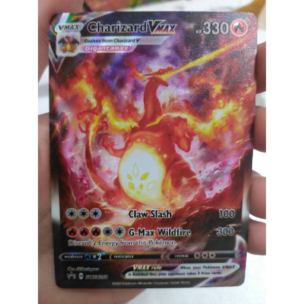 Thẻ bài Pokemon chính hãng English Charizard Vmax Alternate Art- Promo ...
