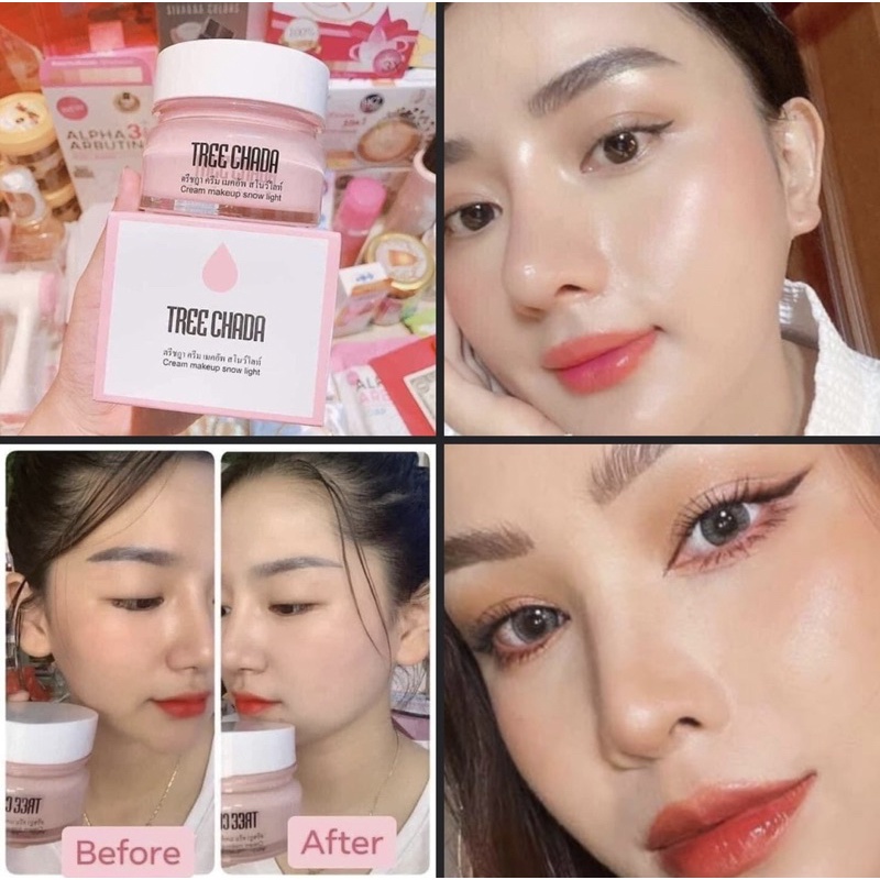[Chỉ Bán Hàng Thái] Kem MakeUp Treechada, Tree Chada Chính Hãng Kem ...