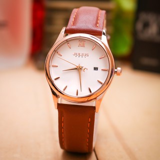 [Julius Mall Store] Đồng hồ nữ Julius JA-1309 dây da | Shopee Việt Nam