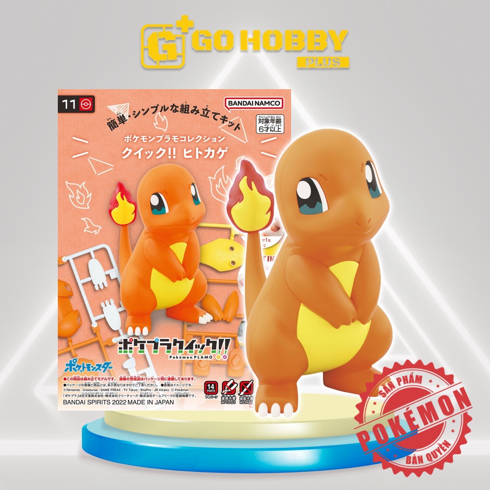 POKEPLA Quick 11 | Hitokage | Đồ chơi lắp ráp POKEMON | Shopee Việt Nam
