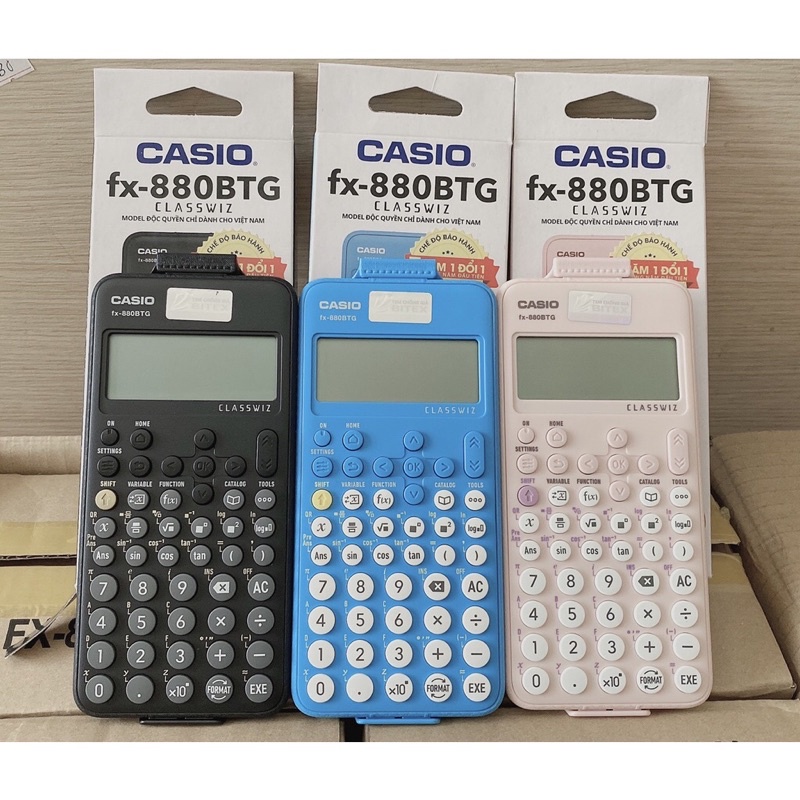MÁY TÍNH CẦM TAY CASIO FX-880 BTG HÀNG CŨ CHÍNH HÃNG | Shopee Việt Nam