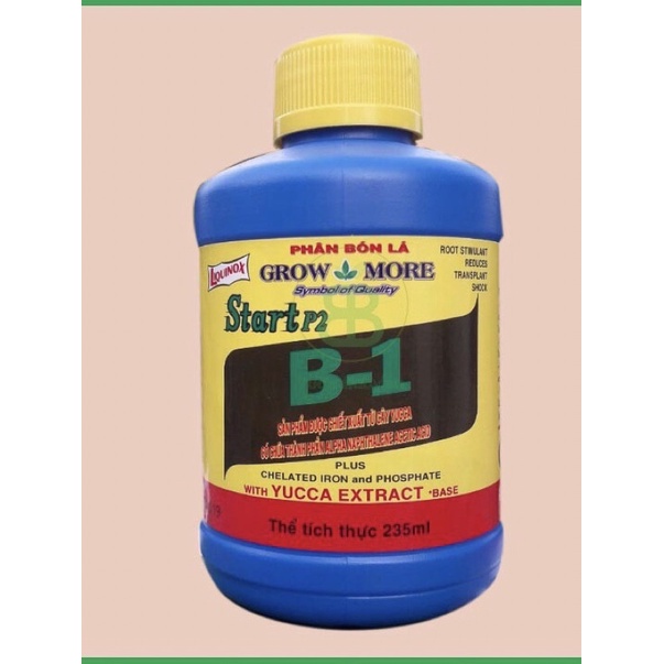 Phân bón lá Vitamin b1 GROWMORE Cao cấp của Mỹ chai 235ml | Shopee Việt Nam