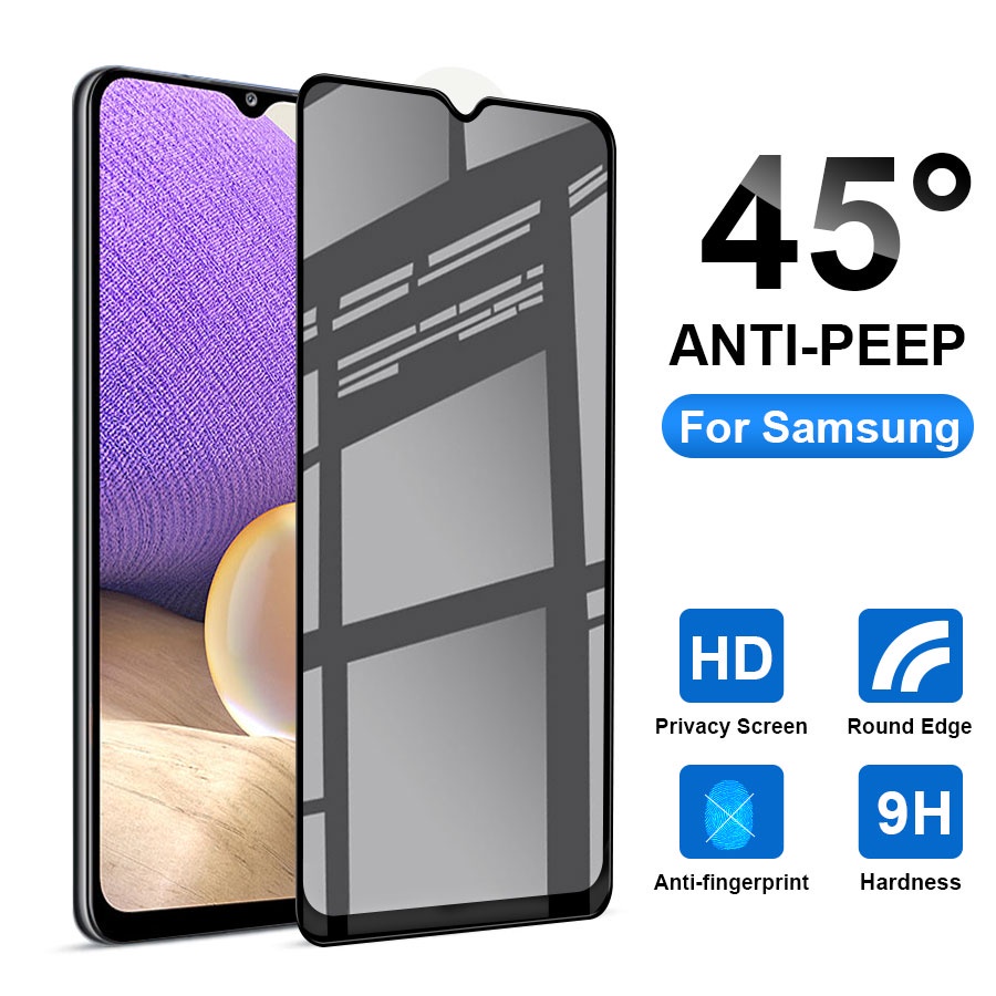 Kính cường lực chống nhìn trộm Full Màn cho Samsung Galaxy A16 A15 A25 A35 A55 A14 A34 A54 A24 ...