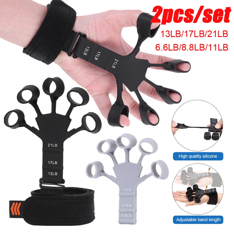 Set 2 Gripow Tập Tay Dụng Cụ Luyện Tập Lực Ngón Tay Bằng Silicone 6 ...