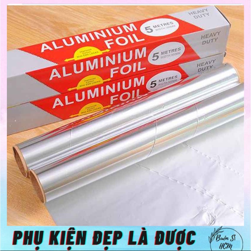 Cuộn giấy bạc bọc thực phẩm Aluminium Foil kích thước (5m, x 30cm ...