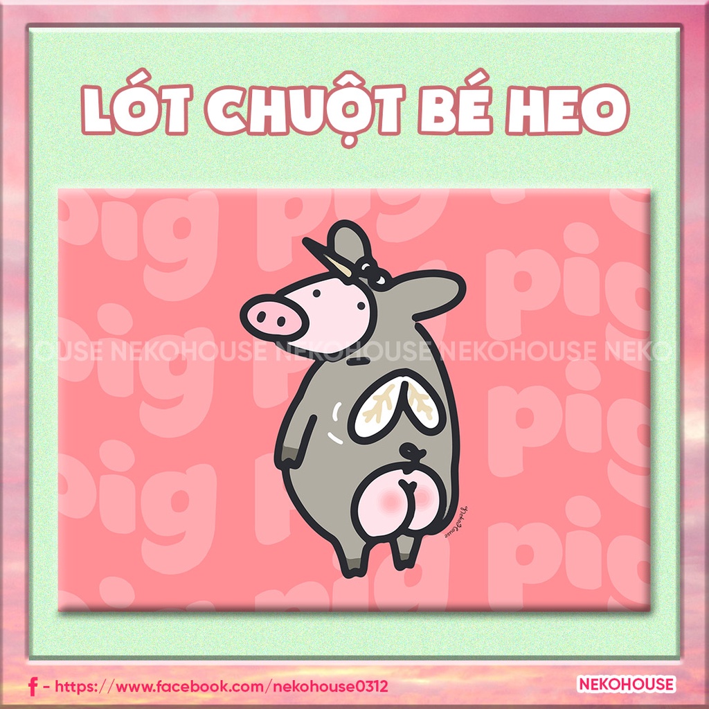 Miếng lót chuột Meme Bé Heo Hài Hước | Shopee Việt Nam