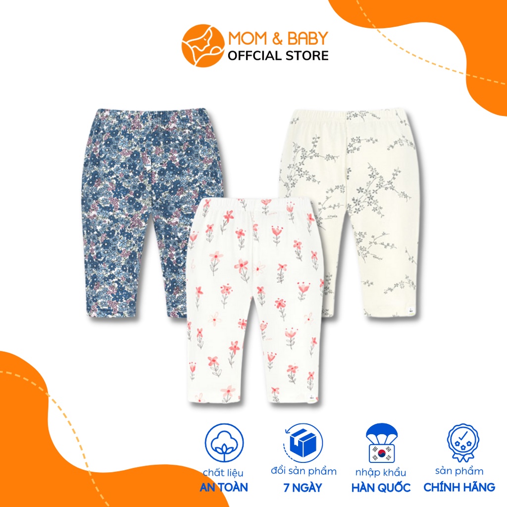 Quần leggings thun lửng bé gái Pimpollo thương hiệu Hàn Quốc có họa ...