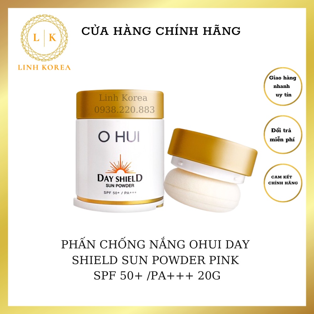 PHẤN CHỐNG NẮNG OHUI DAY SHIELD SUN POWDER PINK SPF 50+ /PA+++ 20G ...