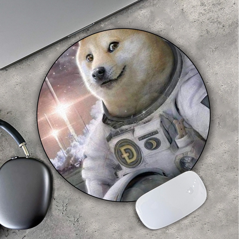 Lót Chuột Gaming in hình Cheems Dog Phi Hành Gia Astronaut Pattern Pad ...