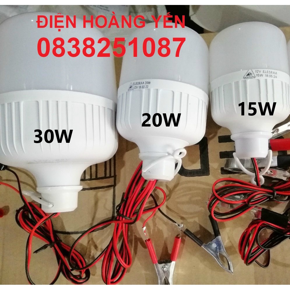 bóng led trụ kẹp bình 12v 30w 20W 15W | Shopee Việt Nam