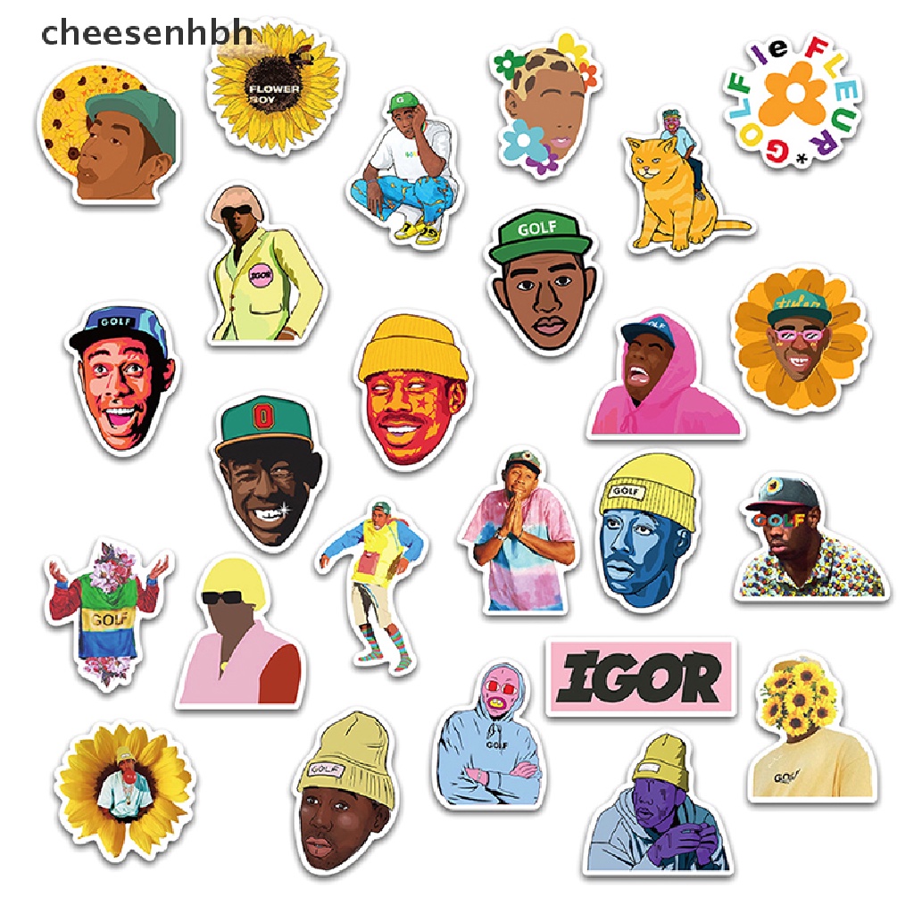 Bộ 50 Sticker Rapper Tyler The Creator Trang Trí Ván Trượt DIY VN ...