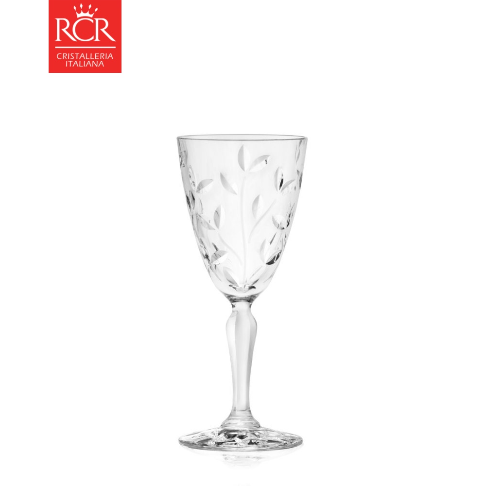 [CHÍNH HÃNG] Ly Rượu Vang Thuỷ Tinh Pha Lê Ý RCR - Laurus Goblet 230ml Tinh Tế | Shopee Việt Nam