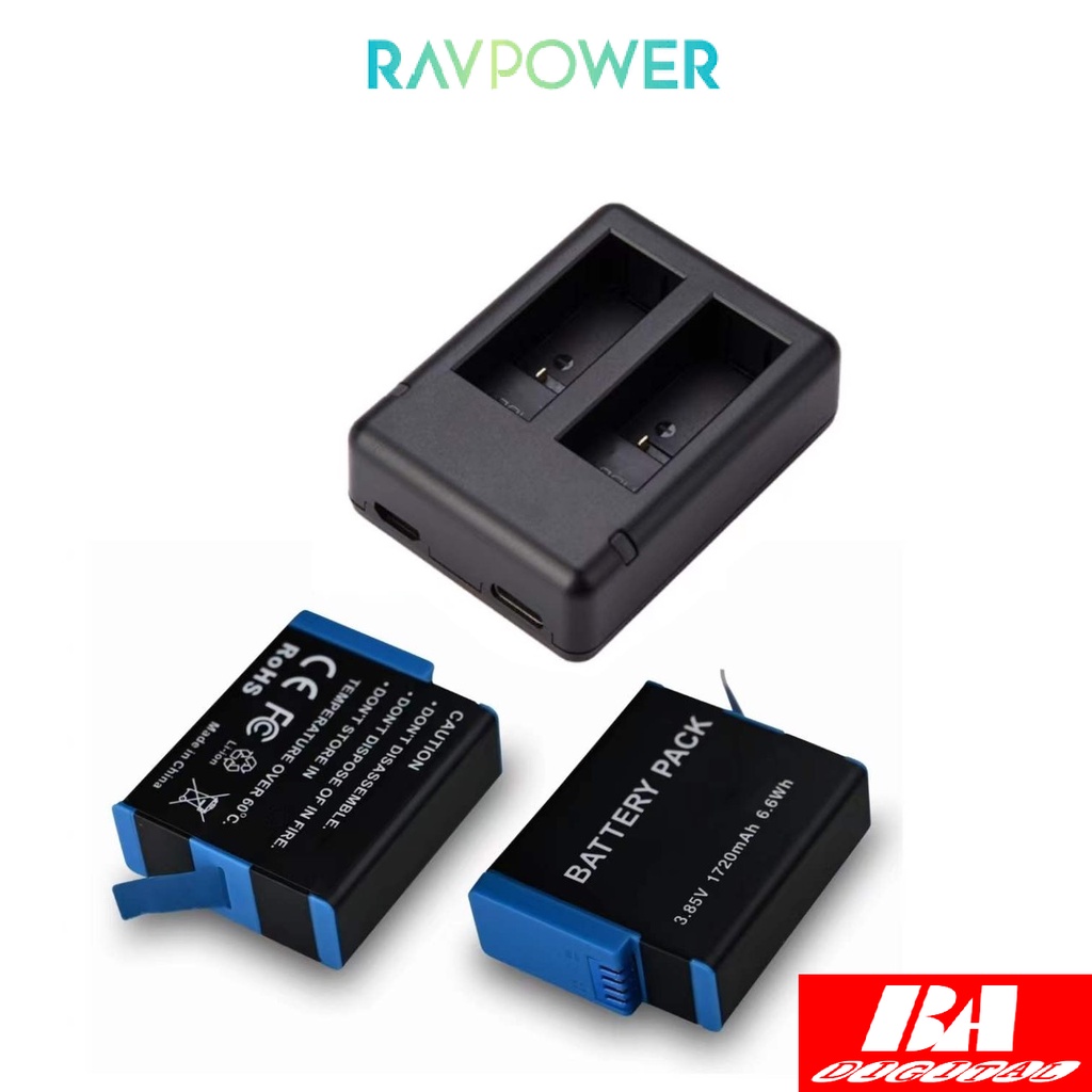 Pin GoPro Hero 9, Hero 10, Hero 11, Hero 12 - RavPower RP- Bc1003 ...