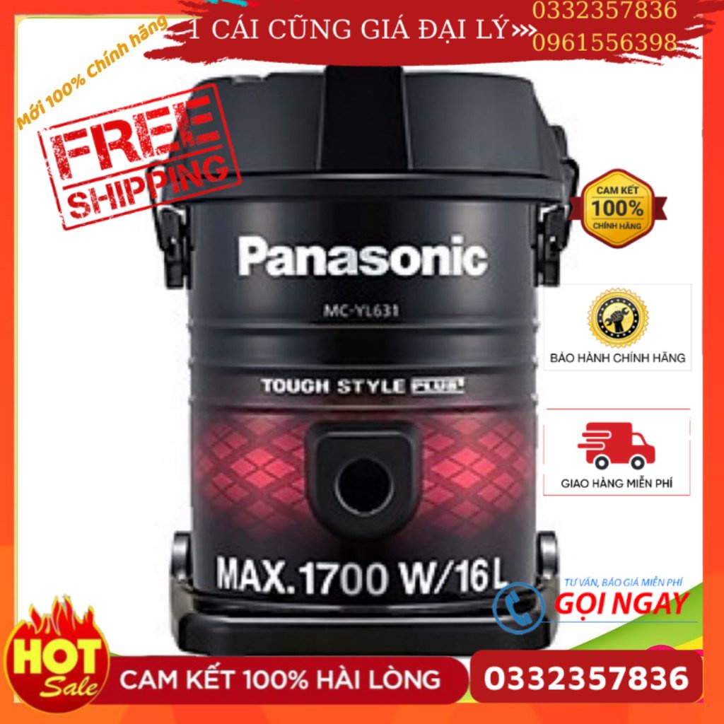 Máy hút bụi công nghiệp Panasonic MC-YL631RN46 - Mới Full Box | Shopee ...