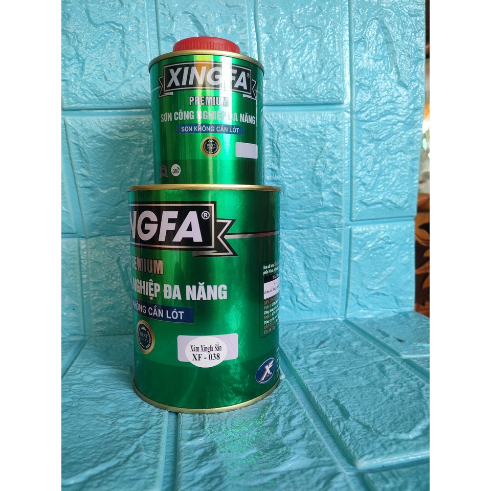 SƠN SẮT MẠ KẼM 2 THÀNH PHẦN XINGFA MÀU XÁM XINGFA SẦN | Shopee Việt Nam