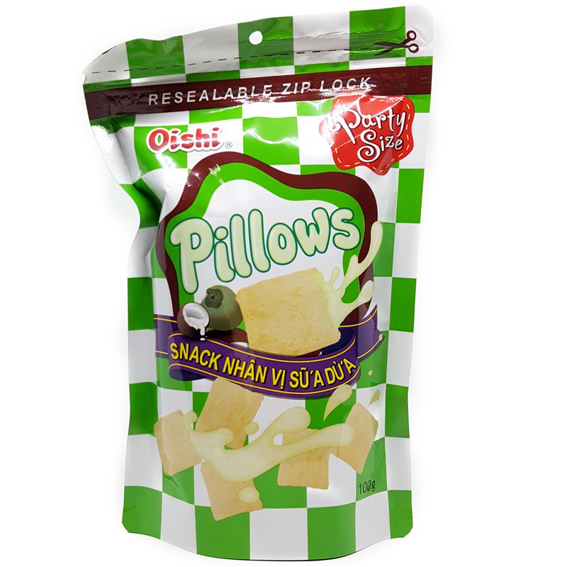 Bánh Snack Oishi Pillows Túi Zip Giá Rẻ | Shopee Việt Nam