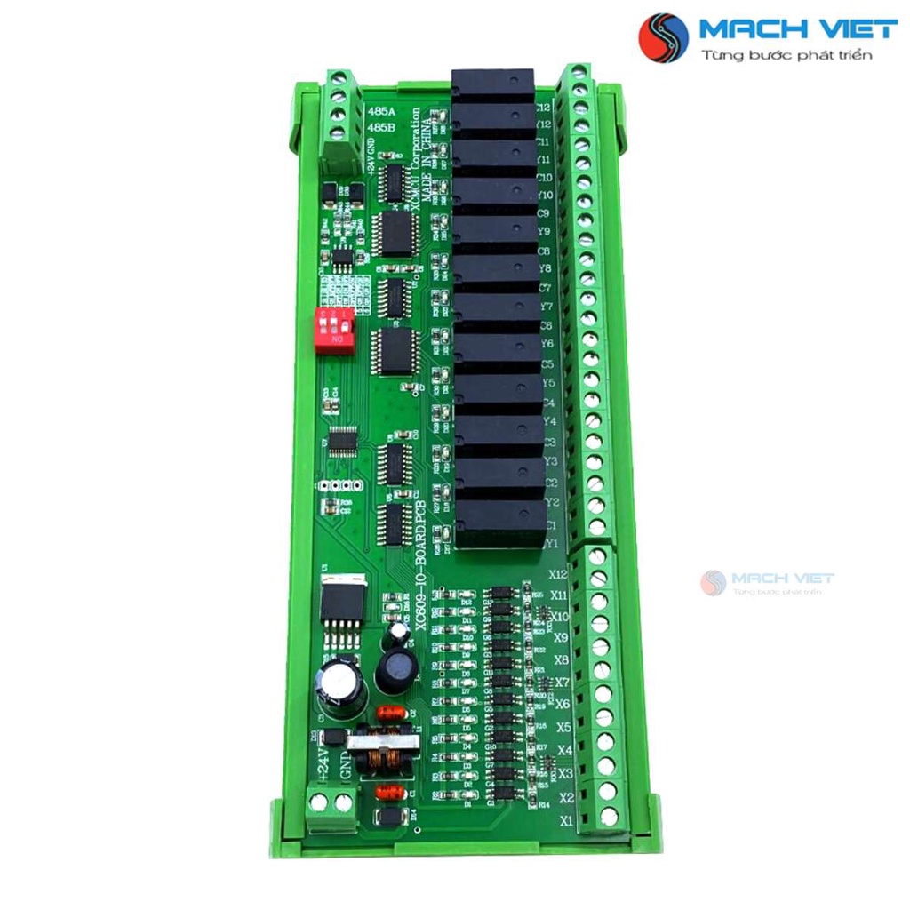 Mạch mở rộng In-Out cho bộ điều khiển XC609 XC809 dùng chuẩn RS485 ...